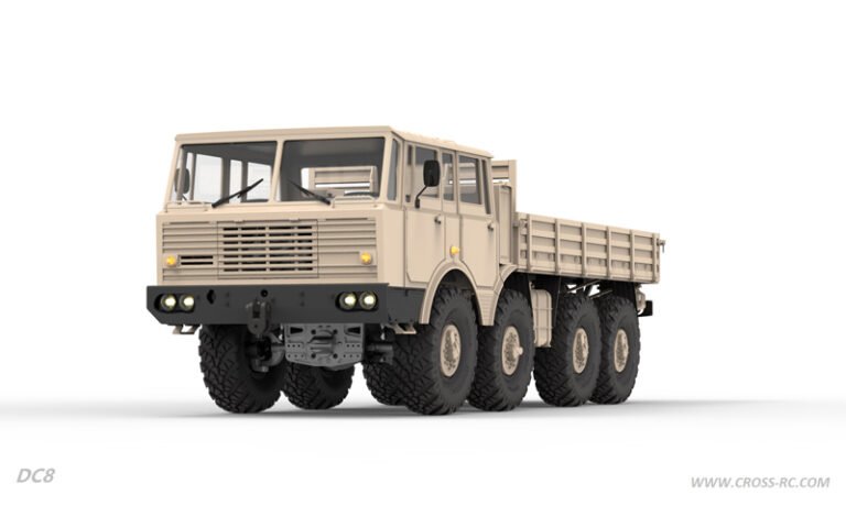 DC-8 8X8 Military Truck Kit (DC8) - Cross RC US