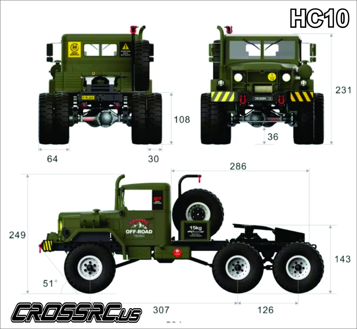 HC10 Kit - Cross RC US